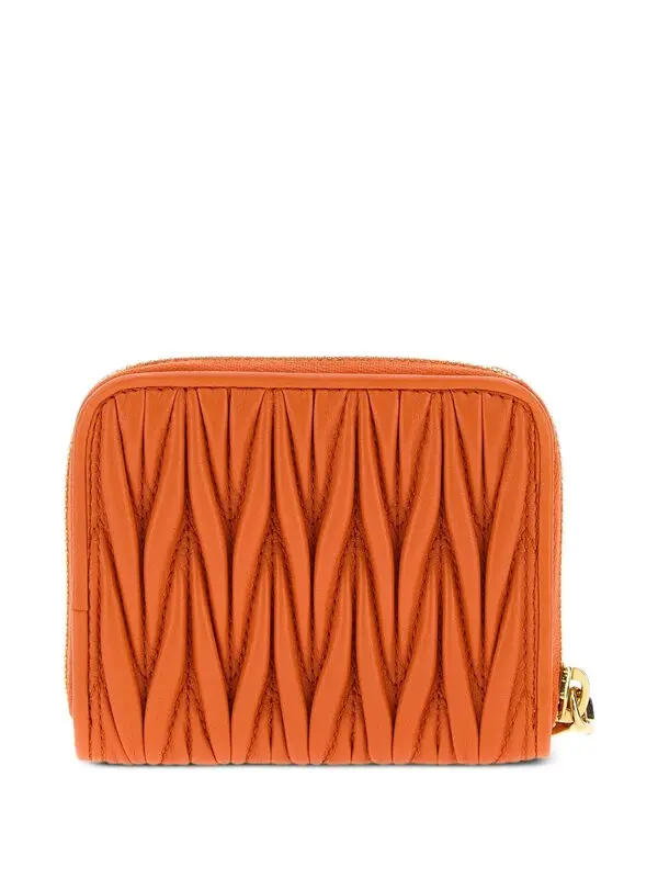 Miu Miu Matelassé Coin Purse - Red