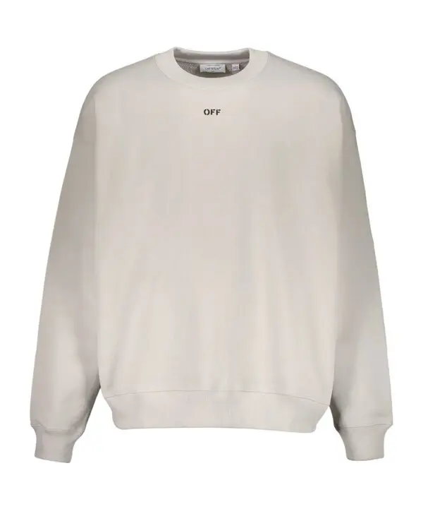 Off-White Logo Crewneck Sweatshirt - Grey