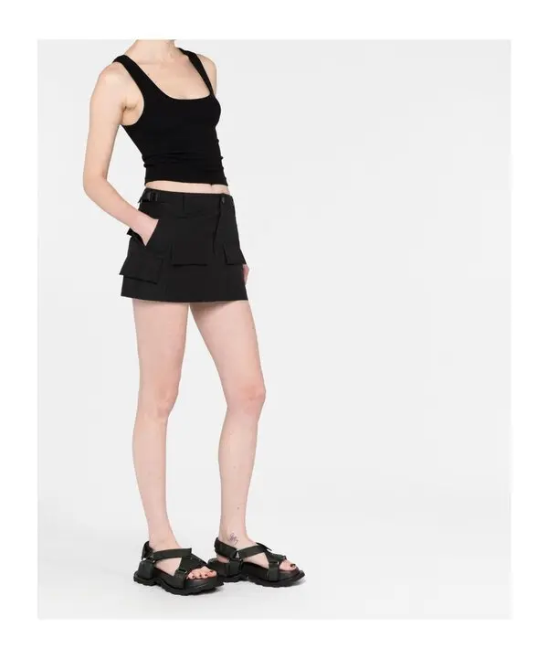 Wardrobe.NYC Sleeveless Ribbed Tank Top - Black