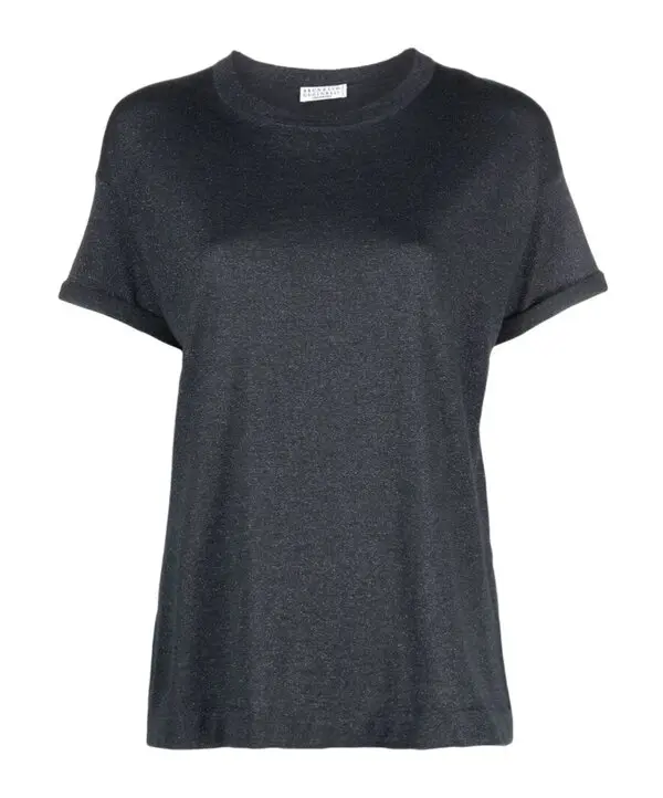 Brunello Cucinelli Lurex Crewneck T-shirt