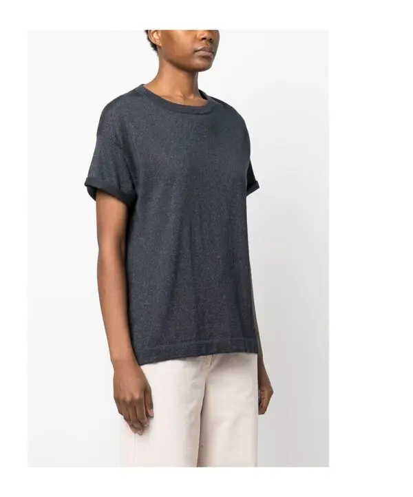 Brunello Cucinelli Lurex Crewneck T-shirt