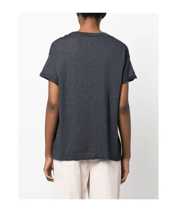 Brunello Cucinelli Lurex Crewneck T-shirt