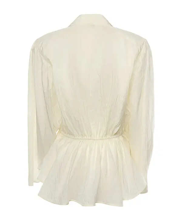 Chloé Puffy Sleeved V-neck Blouse - No