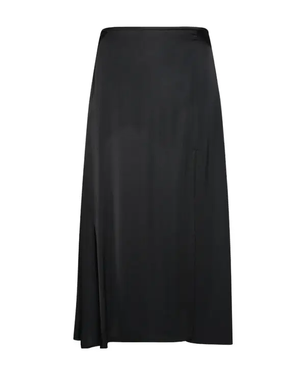 JIL SANDER Midi Satin Skirt