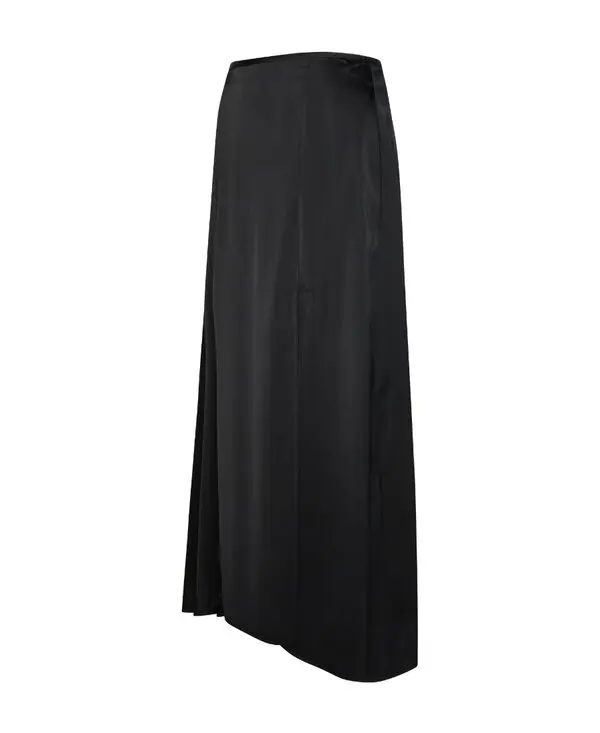 JIL SANDER Midi Satin Skirt