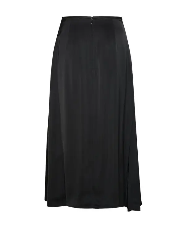 JIL SANDER Midi Satin Skirt