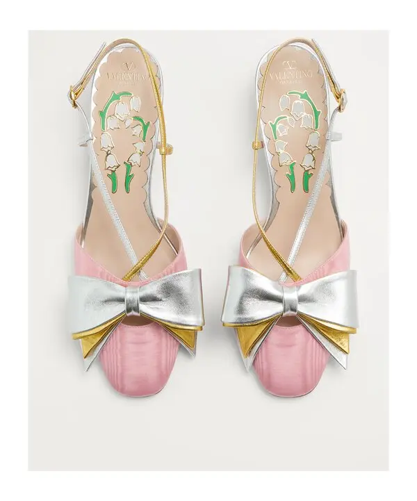 Valentino Garavani Slingback Pumps With Bow Detailing