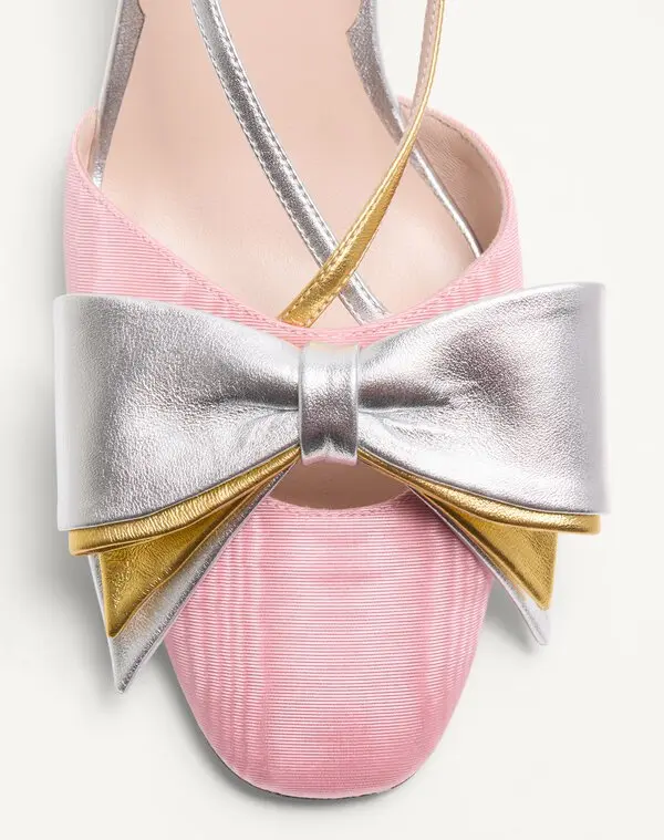 Valentino Garavani Slingback Pumps With Bow Detailing