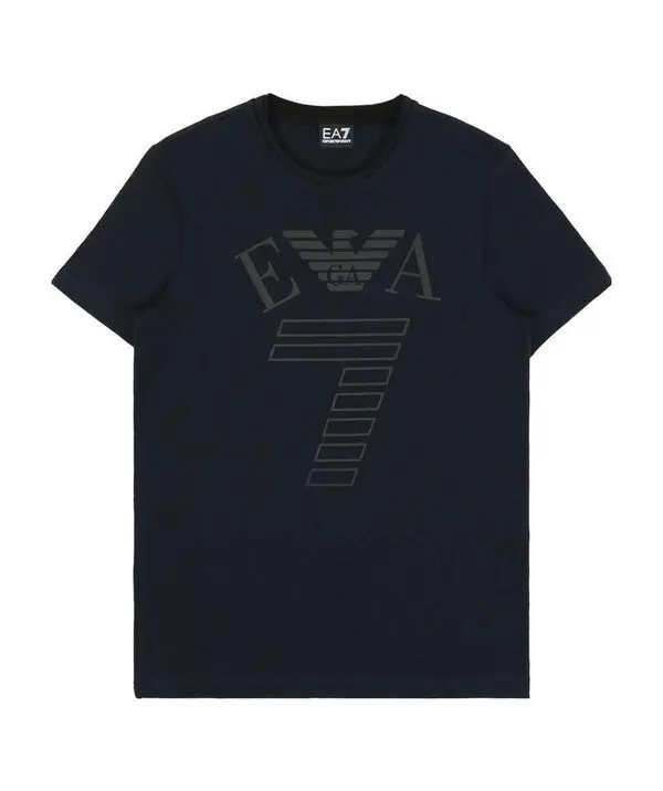 EA7 Logo T-shirt With Round Neck