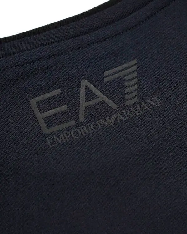EA7 Logo T-shirt With Round Neck
