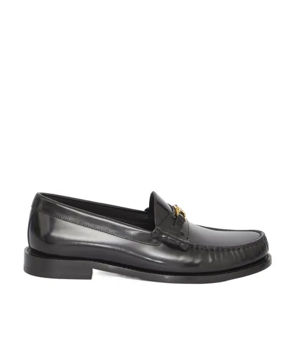 Celine Luco Triomphe Loafers In Polished Bullskin
