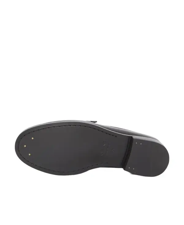 Celine Luco Triomphe Loafers In Polished Bullskin