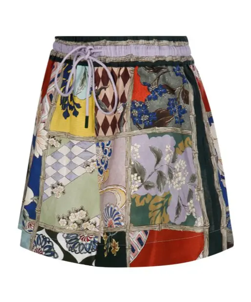 ALEMAIS Bianca Floral Print Shorts - Multicolour