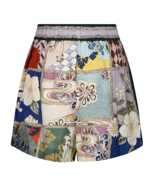 ALEMAIS Bianca Floral Print Shorts - Multicolour