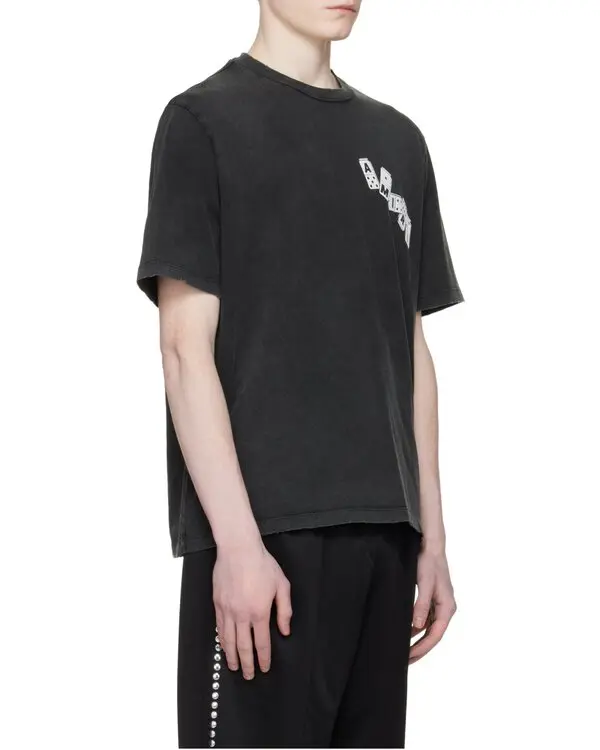Amiri Logo Printed Crewneck T-shirt