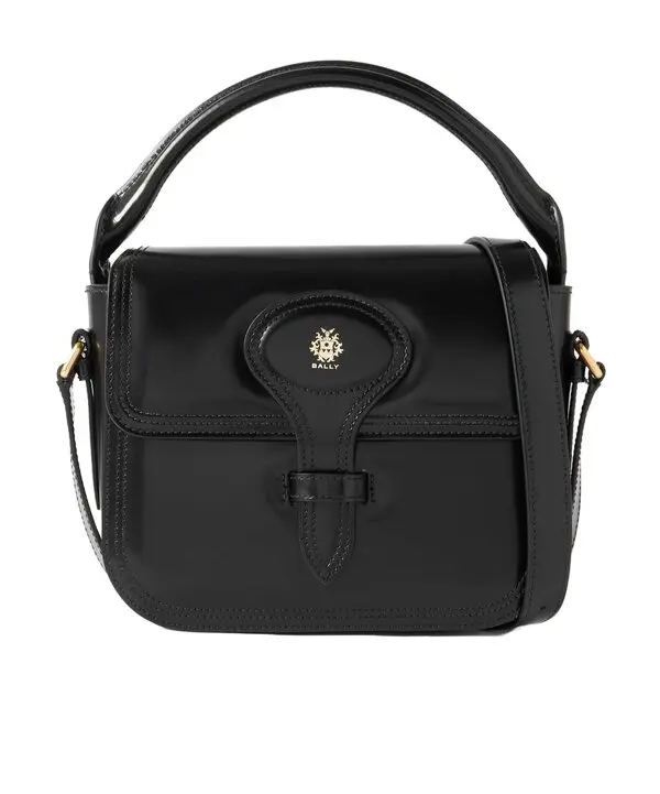 Bally Logo Printed Top Handle Bag