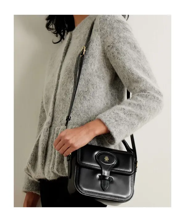 Bally Logo Printed Top Handle Bag