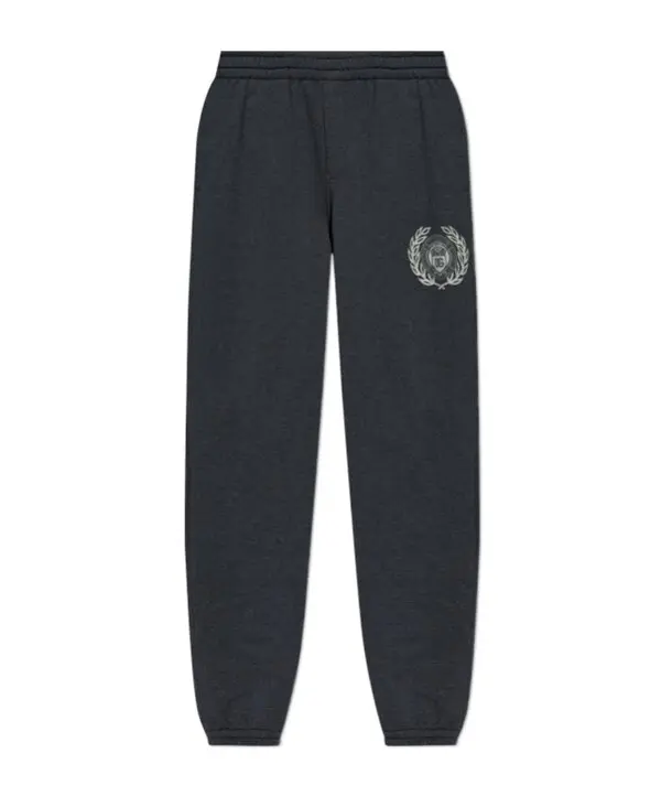 Dolce & Gabbana Dolce Gabbana Logo Printed Drawstring Sweatpants - Grey