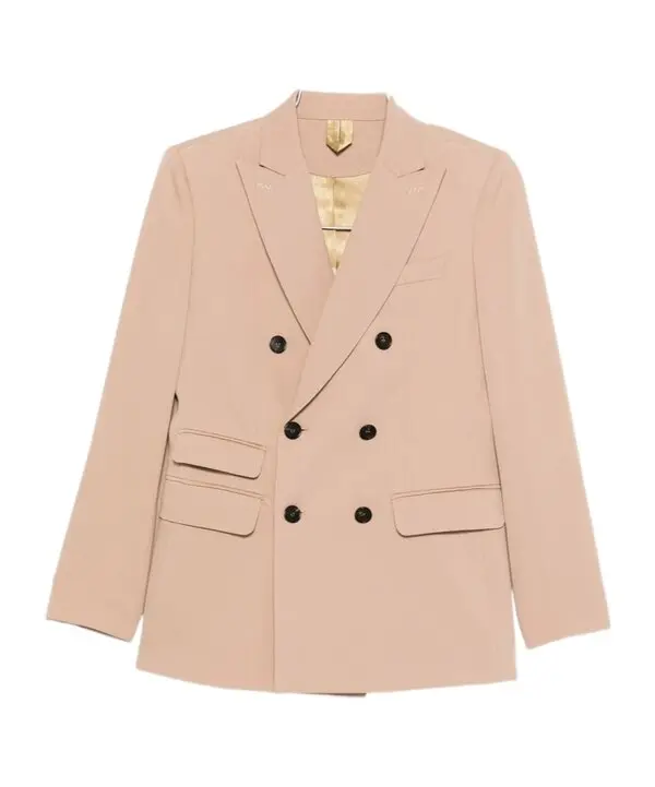 Max Mara Double-breasted Blazer - Nude