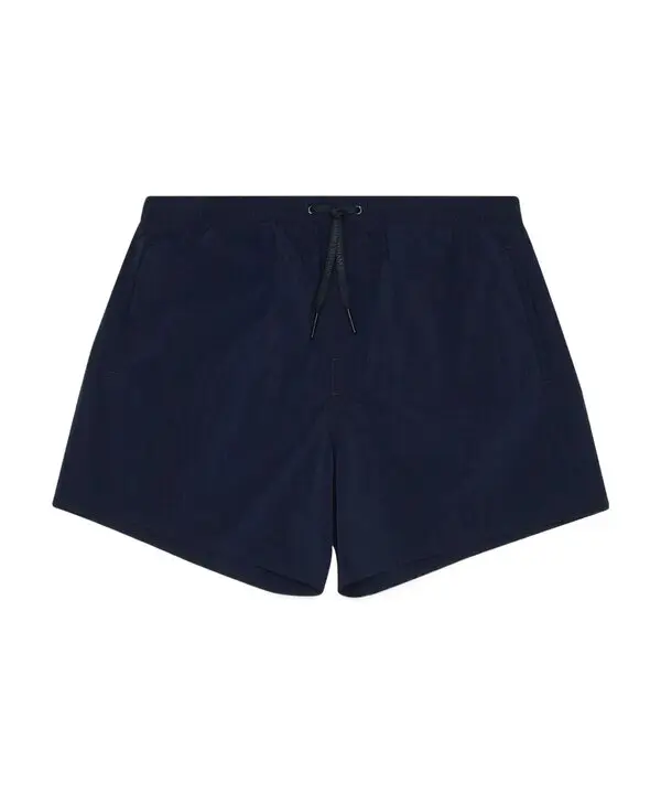 Armani Exchange Logo Drawstring Swim Trunks - Black
