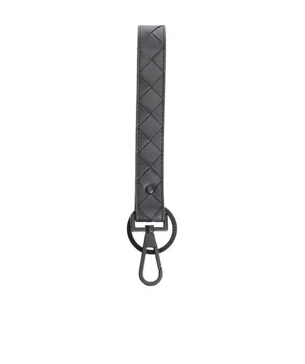 Bottega Veneta Weave A Key Chain - Black