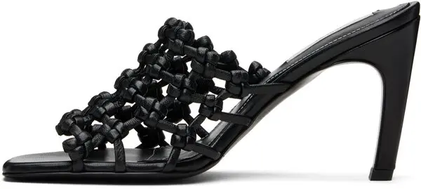 TOTEME 85mm Knotted-leather Sandals