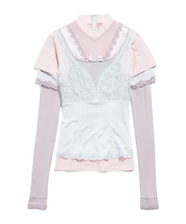 Balenciaga Layered Long Sleeve Top