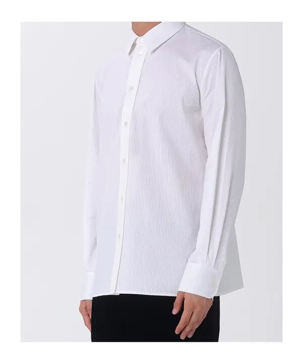 Saint Laurent Striped Button-up Long-sleeved Shirt