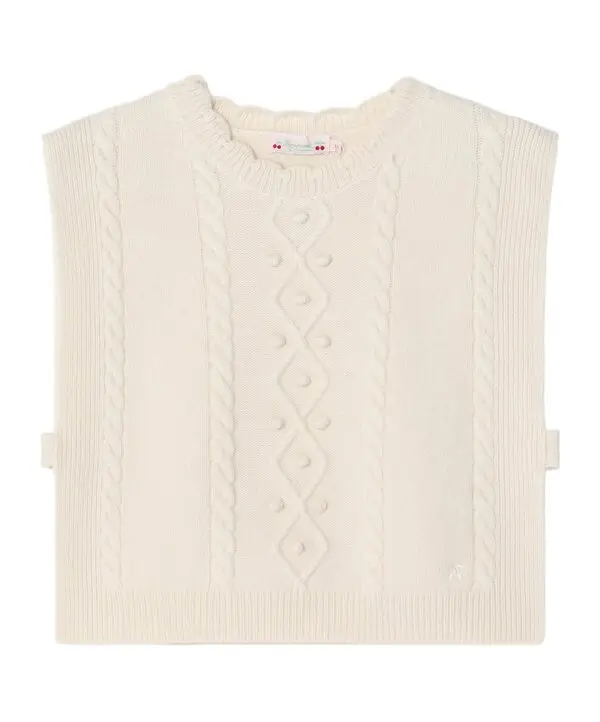 Bonpoint Cable-knit Vest