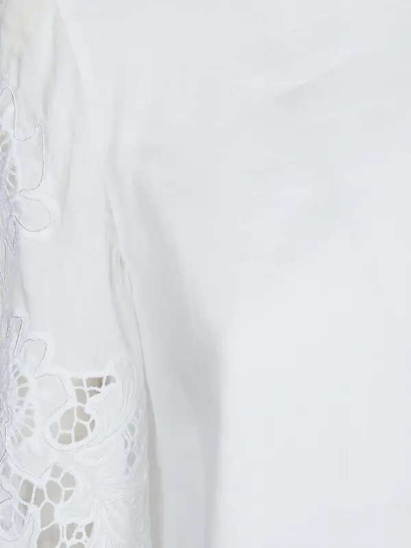 Max Mara Ordine Broderie Anglaise T-shirt - White