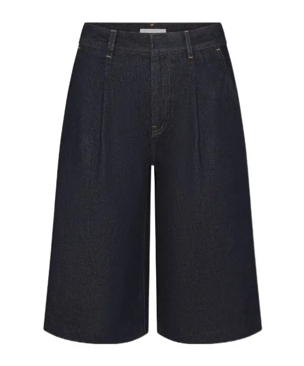 FRAME Pleated Detailed Tailored Shorts - Rinse