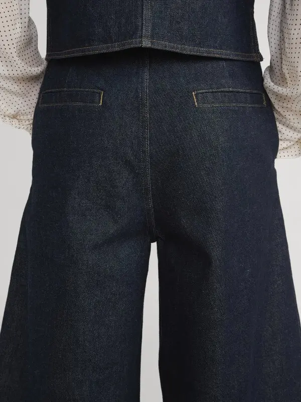 FRAME Pleated Detailed Tailored Shorts - Rinse