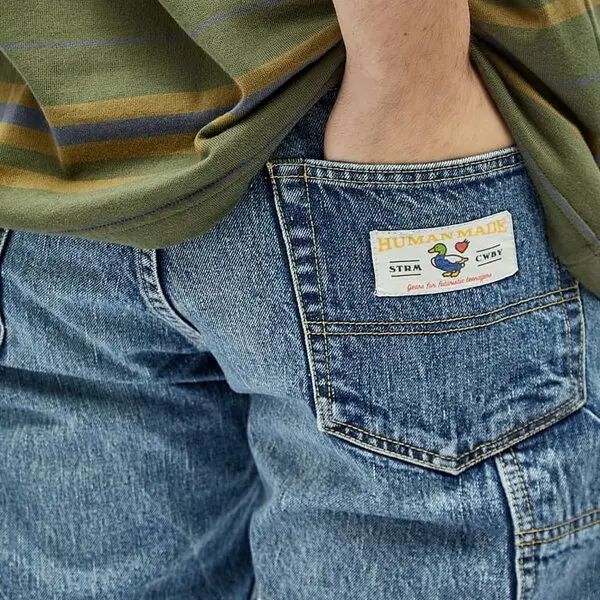 HUMAN MADE Belt Ring Denim Trousers