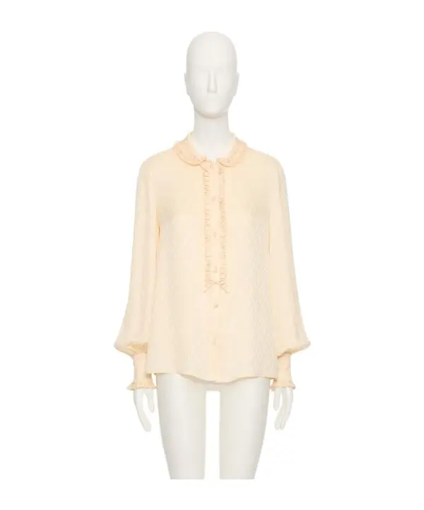 Valentino Garavani Ruffled Bow Detail Shirt