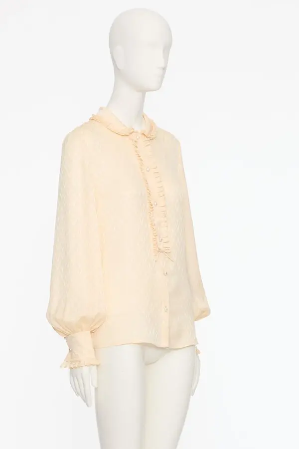 Valentino Garavani Ruffled Bow Detail Shirt