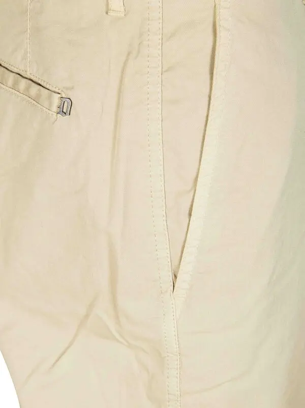 DONDUP Gabardine Straight Leg Pants - Nude