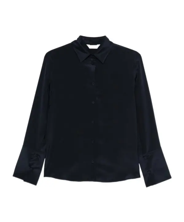 Max Mara Long Sleeve Button-up Shirt - Black