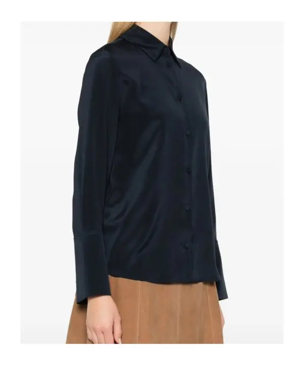 Max Mara Long Sleeve Button-up Shirt - Black