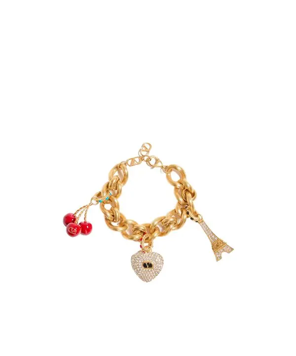 Valentino Garavani Chez Charm Bracelet - Yellow