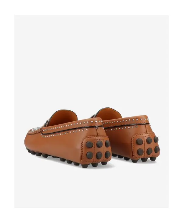 TOD'S Embellished Slip-on Flats