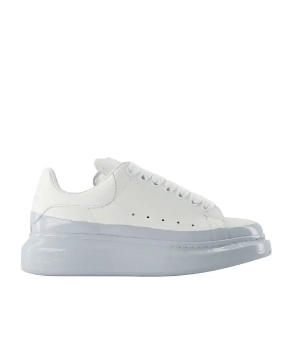 Alexander McQueen Oversized Lace-up Sneakers - Gray
