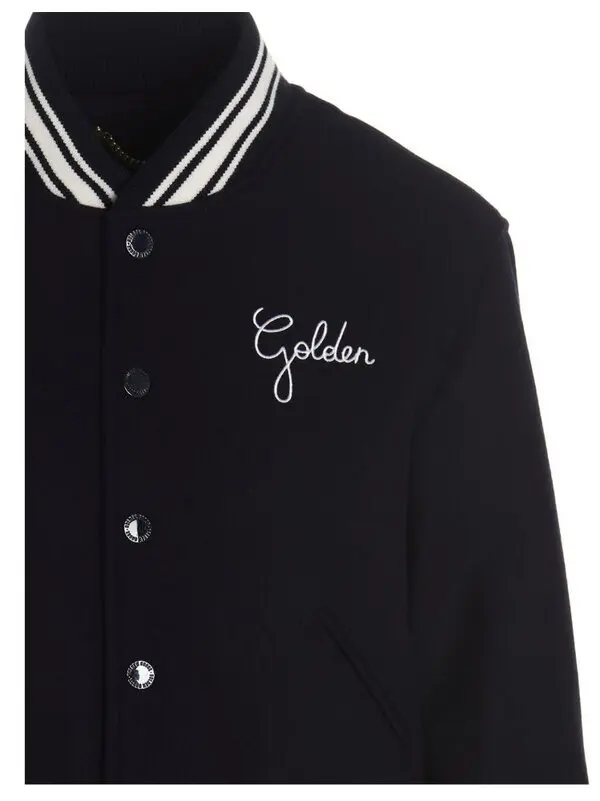 GOLDEN GOOSE Embroidered Baseball Jacket - No