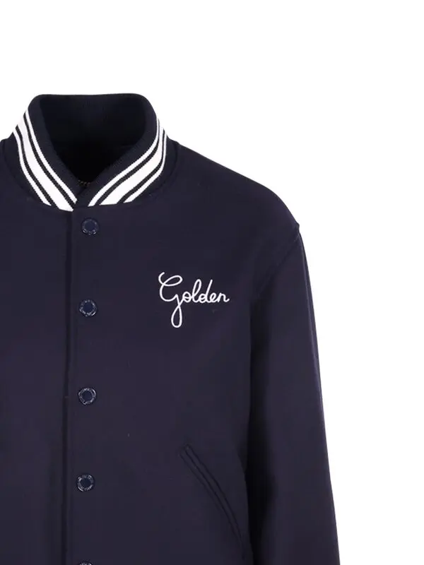 GOLDEN GOOSE Embroidered Baseball Jacket - No