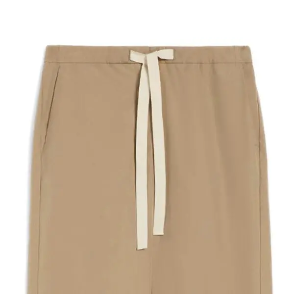 Max Mara Argento Cropped Trousers - Desert-colored