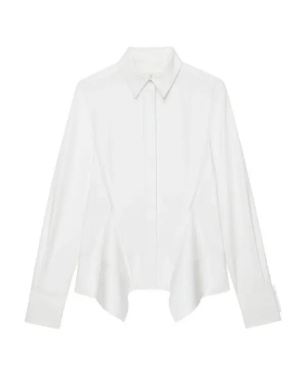 Givenchy Cut-out Detail Fitted Shirt - White