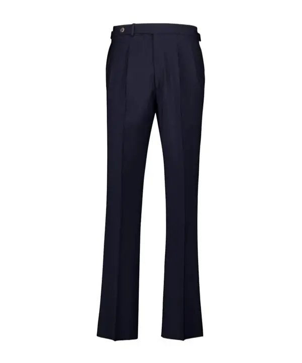 Boglioli Belt Loop Trousers - Navy Blue