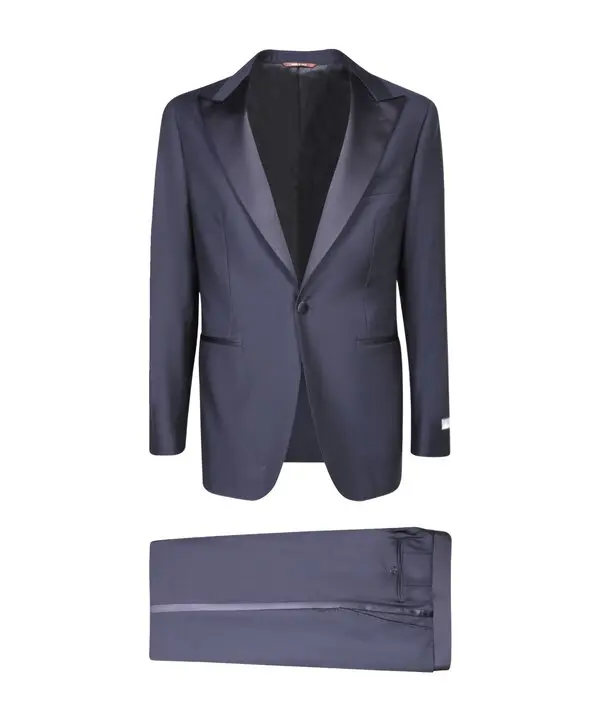 Canali Single-breasted Suit - Black