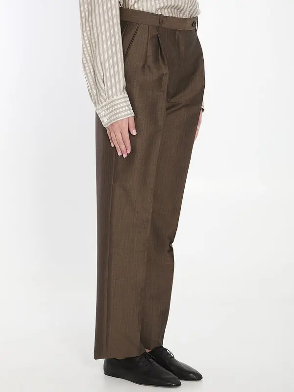 THE ROW Norbert Straight Leg Trousers
