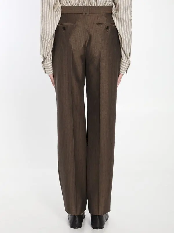 THE ROW Norbert Straight Leg Trousers