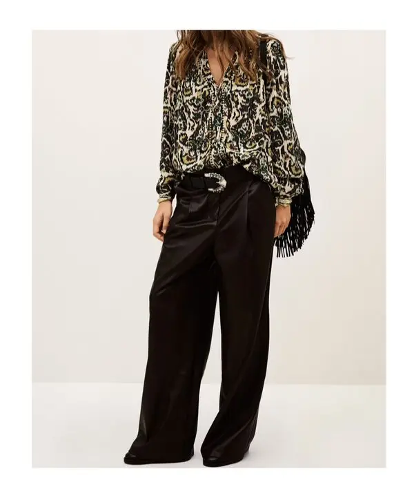 Ba&sh Onada Printed Long Sleeve Top